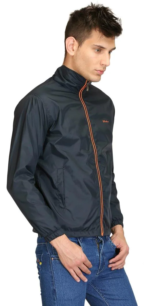 Buy Plutus Men Black Solid Nylon Wind Cheater L Online at Best Prices ...
