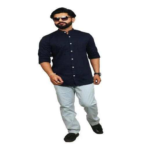 Buy NATAX Solid Casual Shirt for Men, Premium Quality Cotton Full ...