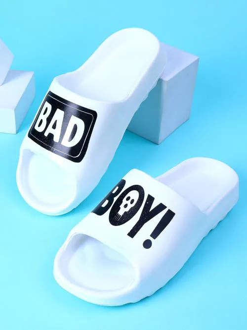 Buy Pampy Angel YEE BadBoyyy Slipper Slides Flip Flops for Men Online ...
