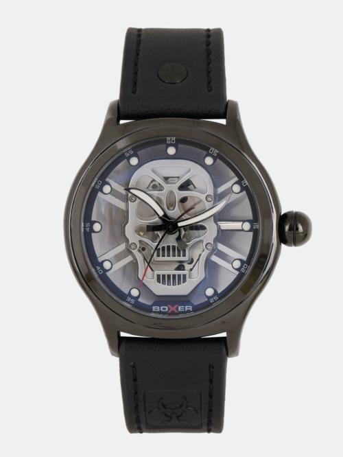 Buy BOXER Analog Blue White Dial With Black Strap Watch For Men ...