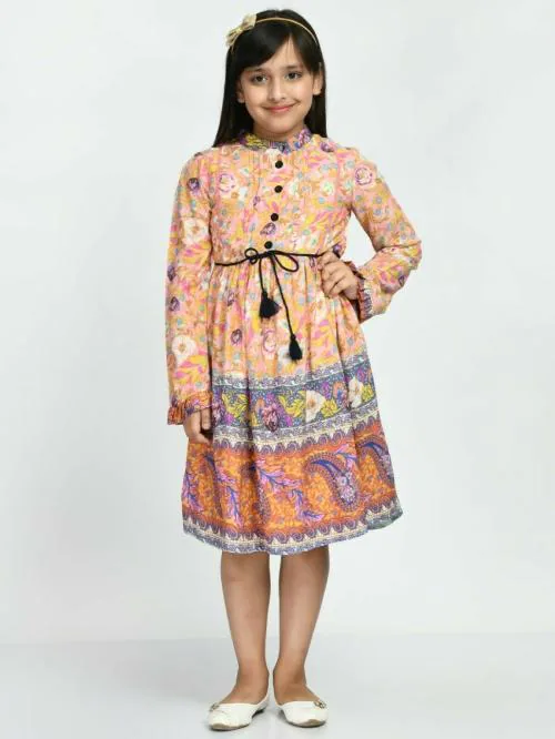 Buy Bella Moda Girls Printed Floral casual Dress Online at Best Prices in India - JioMart.