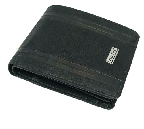 Buy ALVIS Men Black Faux Leather Wallet Online at Best Prices in India ...