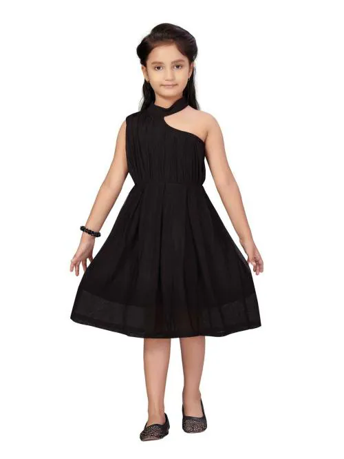 Buy Aarika Girls Black Colour Net Frock Online at Best Prices in India ...