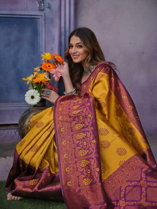 Buy FABYARN Sarees for Women Wear Cotton Silk Banarasi Sadi Kanjivaram ...