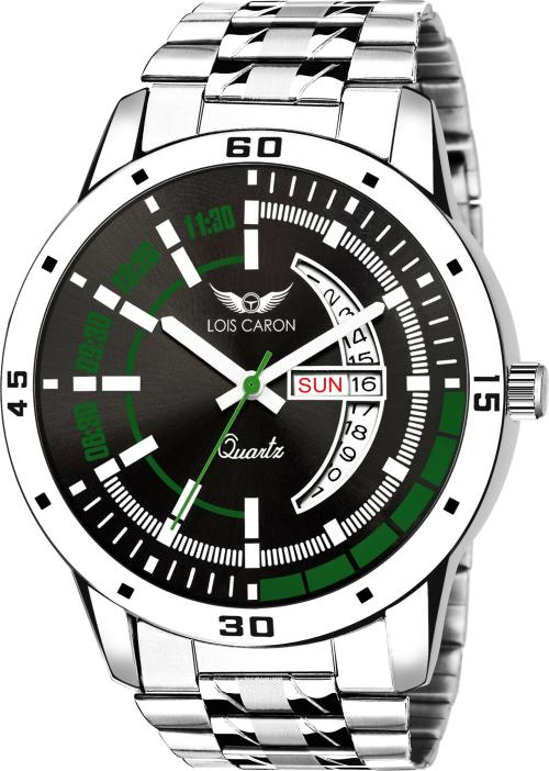 Buy LOIS CARON LCS-8185 DAY & DATE FUNCTIONING Analog Watch - For Men ...