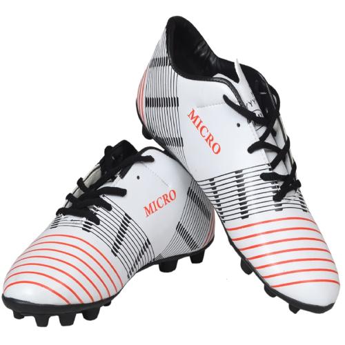 Buy Hitmax Sports MICRO Football Shoes for Men (White) Online at Best ...