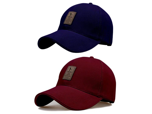 Buy CLASSYMESSI EDIKO Cap Combo Pack of 2 Cotton Cap for Men's and ...