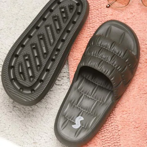 Buy SOLETHREADS | PUFFER Men Sliders | Stylish Trendy | Lightweight ...