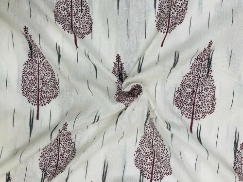 Buy PALASH Cotton Ikat Off White Fabric for Making Dress, Kurti and ...