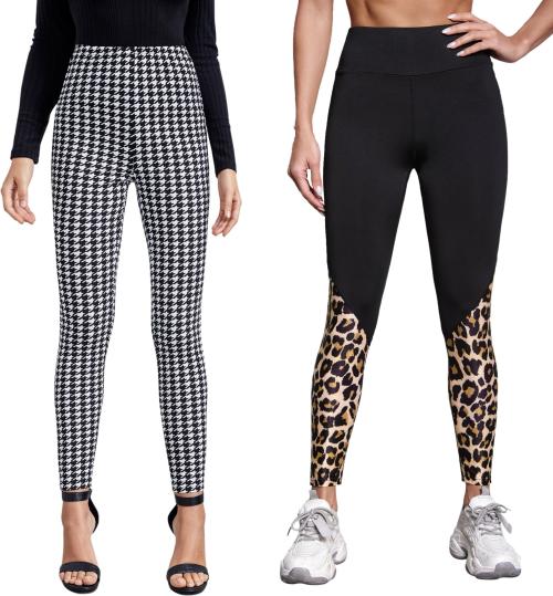 Buy Alisba Women Multicolor Solid Lycra Blend Pack Of 2 Jegging (Xxl ...