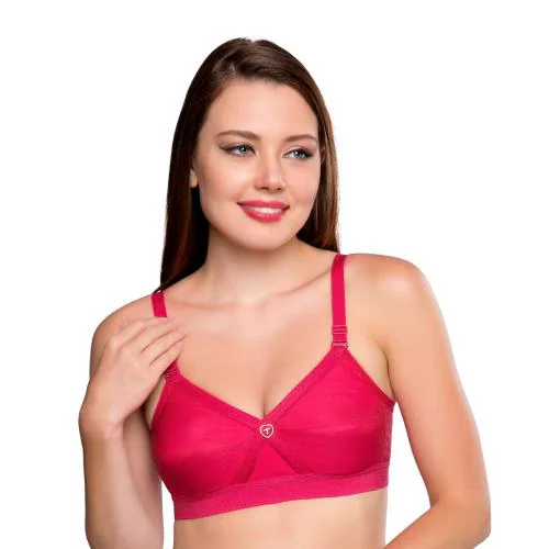 Buy TRYLO KRUTIKA PLAIN WOMEN'S NON-WIRED NON-PADDED FULL COVERAGE 100% COTTON BRA KRUTIKA PLAIN ...