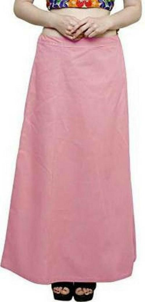 Buy KAVYA DESIGNERSWomen Pink Solid Pure Cotton Saree Petticoat Online ...