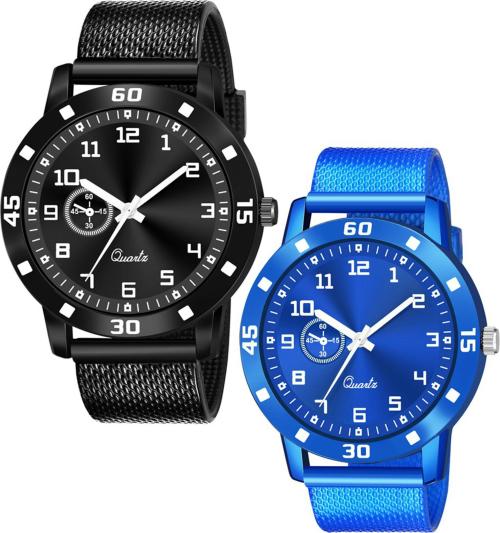 Buy Crab Analog Multicolor Dial Multicolor Strap Watch For Men (Pack Of ...