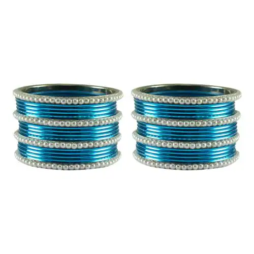 Buy Vidhya Kangan Firozi Moti Brass Bangle Online at Best Prices in ...