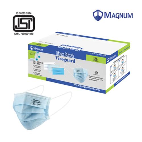Buy Magnum 3 Ply Disposable Mask| Melt-Blown Fabric| ISI Certified ...