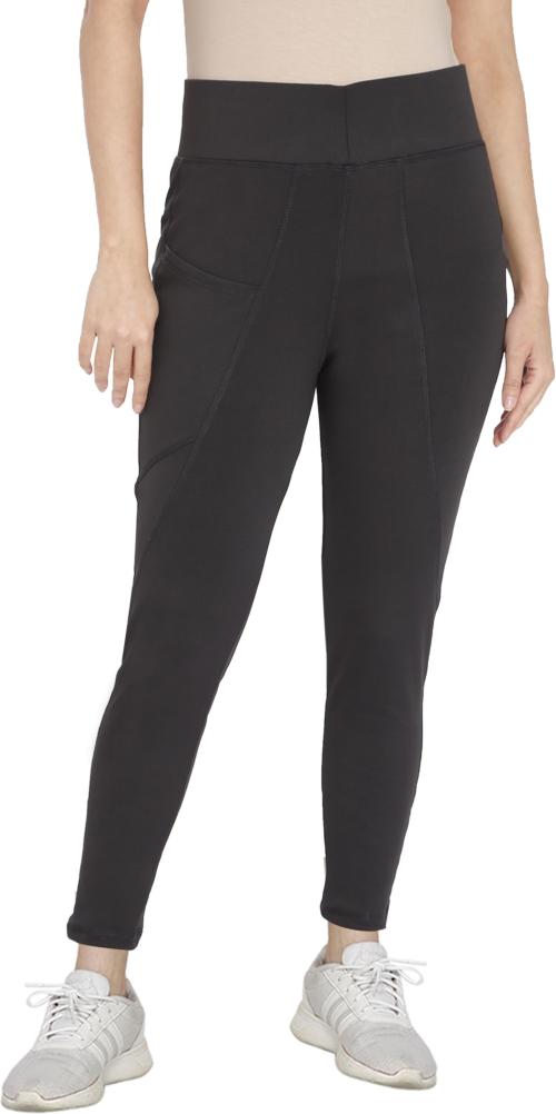 Buy Fit Magic Women Grey Solid Lycra Blend Tights (M) Online at Best ...