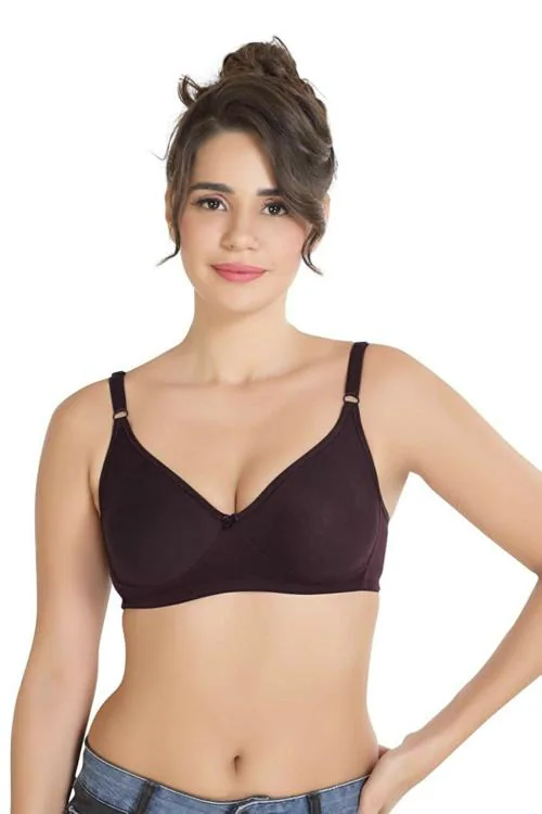 Buy Alies Exclusive Non Padded - Thin Foam Lining Bra to Avoid Nipple Show Bra for Women -34 b ...