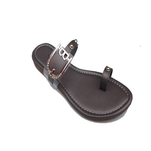 Buy Banuchi Grey Flats Sandal for women Online at Best Prices in India ...