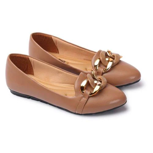 Buy BIG BIRD Beige Laser Cut Synthetic Leather Bellies for Women ...