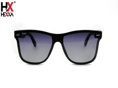 Buy HEXXA Fancy Polycarbonate Lens Metal Frame Wayferer Sunglasses for ...