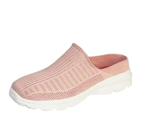 Buy Zappy Women Closed Round Toe Backless Comfortable Knitted Mules ...