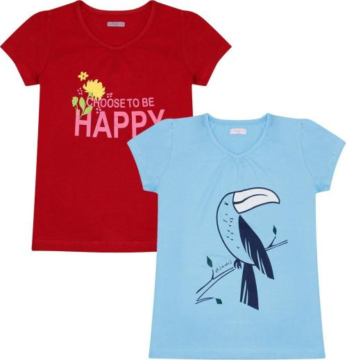 Luke and Lilly pack of 2 Girls Half Sleeve Tshirt - JioMart