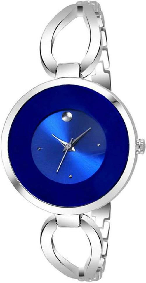 Buy Acnos Analog Blue Dial Silver Strap Watch For Women - (AC1009 ...