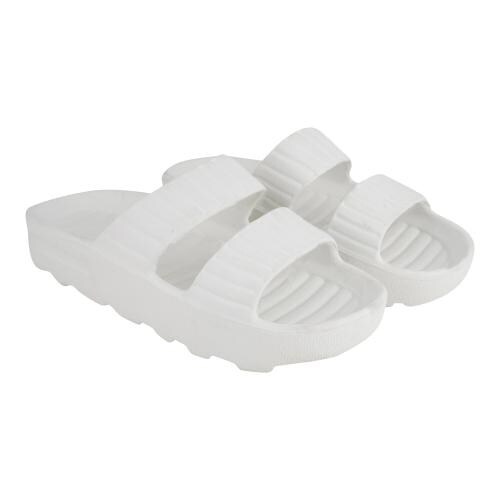 Buy SHOETOPIA White Slides Online at Best Prices in India - JioMart.