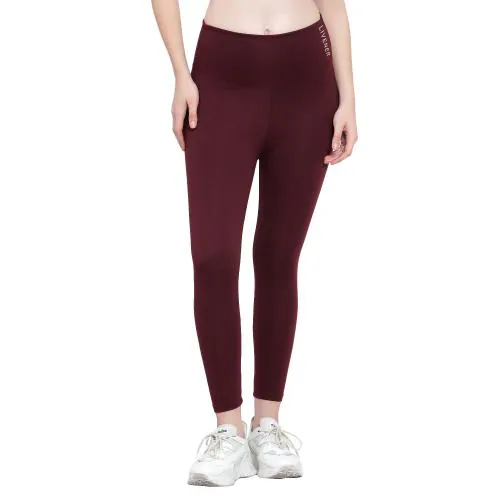 Buy LIVENER Women Tights, Sports Legging, Yoga Pant, Gymwear (Maroon ...