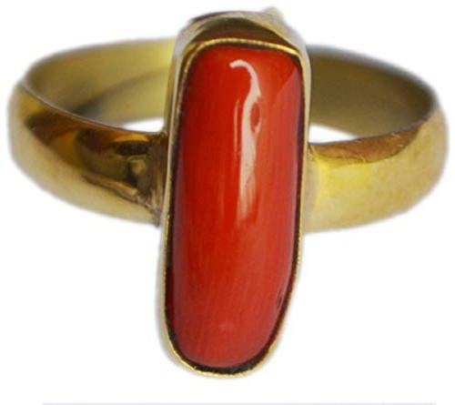 Buy Aurra Stores Moonga Gold plated ring Online at Best Prices in India ...