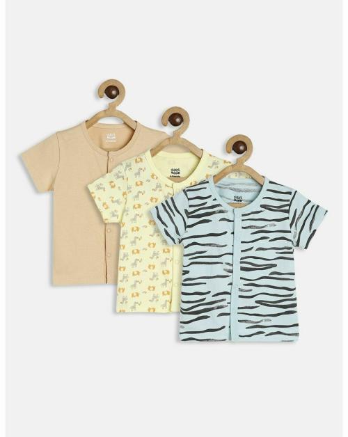 Buy MINI KLUB New Born And Baby Boys MultiFront Open Vest Online at ...