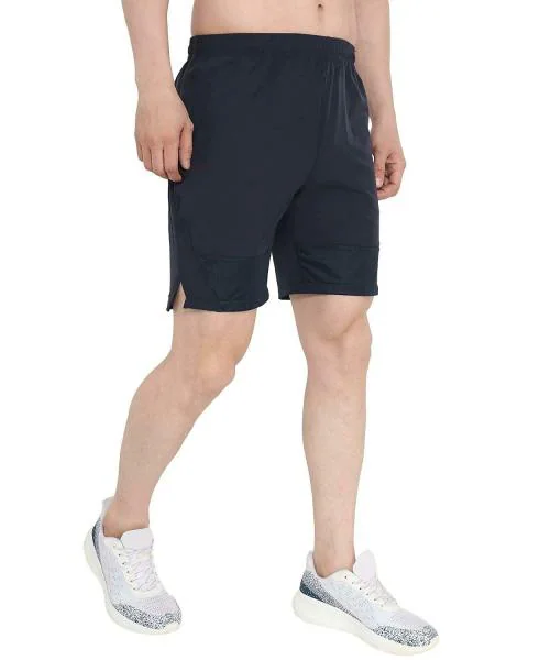 Buy Efito Men Navy Blue Solid Running Shorts Online at Best Prices in India - JioMart.