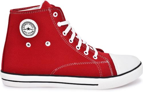 Buy OZJI Premium Fabric High top Flats Sole Casual Shoes For Men ...