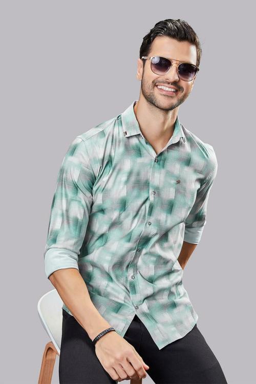 Buy Fasio Leonidas Multi-colored Checkered Print Shirt Online at Best ...