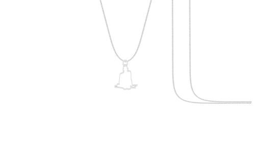 Buy Akshat Sapphire Pure Silver Spiritual Swami Samarth Pendant With ...