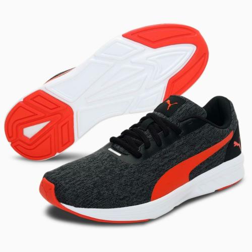Buy Puma Solar Runner Men's Sports Shoe- Black-Cherry Tomato Online at ...