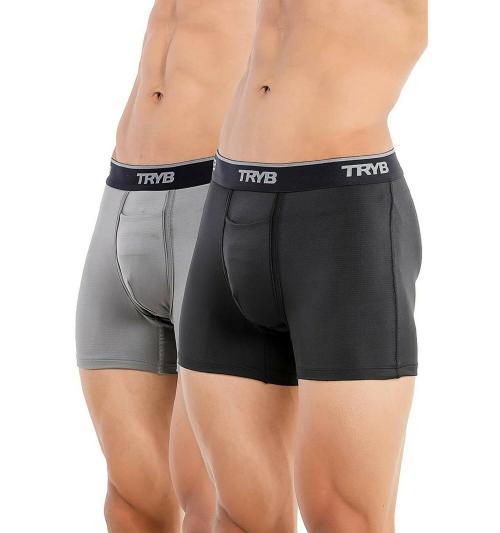 Buy TRYB Mens Sport Performance Stretch Underwear Quick Dry Moisture Wicking Athletic Active ...