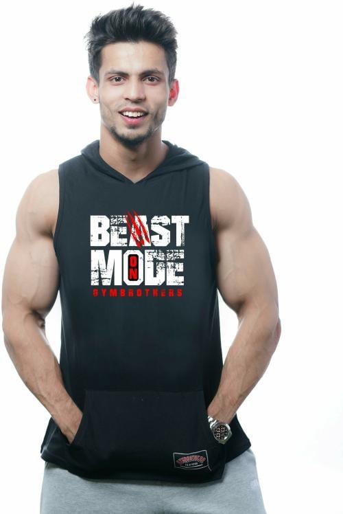Buy GYMBROTHERS Men's Workout BodyBuilding Sleeveless Gym Hoodies Men ...