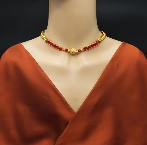 Buy Soni Jewellery Maharashtrian Tanmaniya Wedding marathi Mani Mala ...