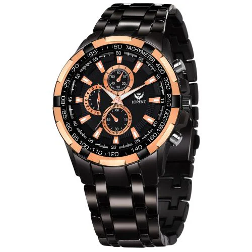 Buy Lorenz Black Dial Analog Watch for Men | Watch for Boys- MK-3058K ...