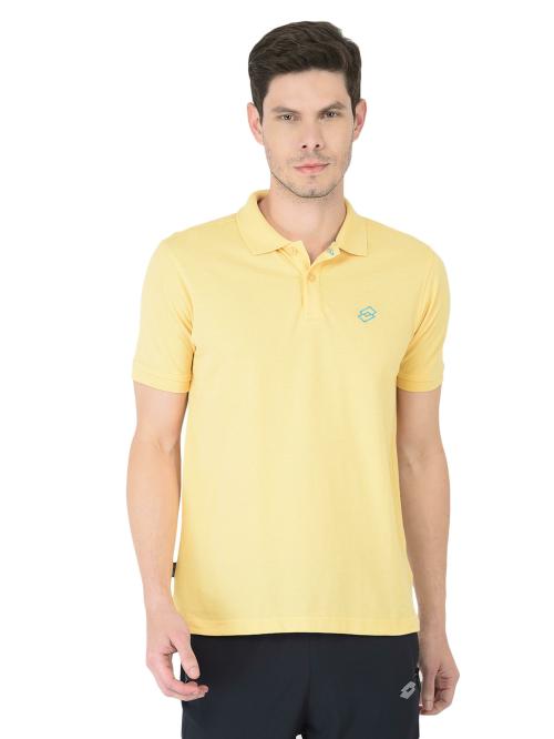 Buy LOTTO MEN FIRENZE LEMON POLO TOP Online at Best Prices in India ...