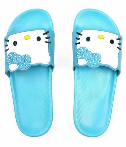 Buy Des Tongs Blue Slides for Women Online at Best Prices in India ...