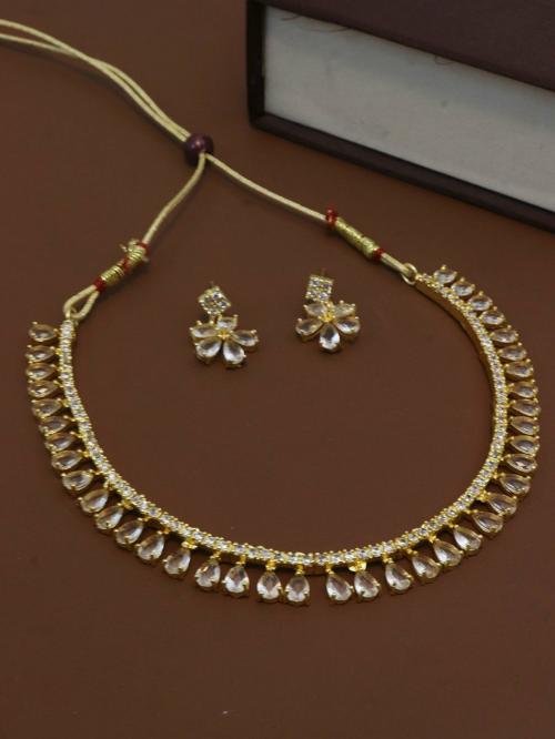 Buy H R SALES - gold plated latest designer jewellery set Online at ...