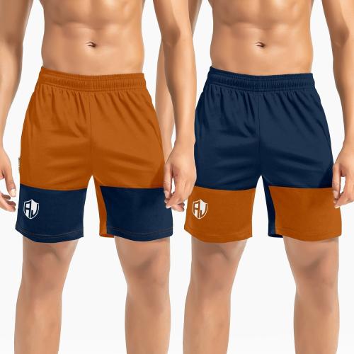 Buy AJ Brothers Men's Elastane Regular Fit Boxer Shorts (Khakhi) (Size ...