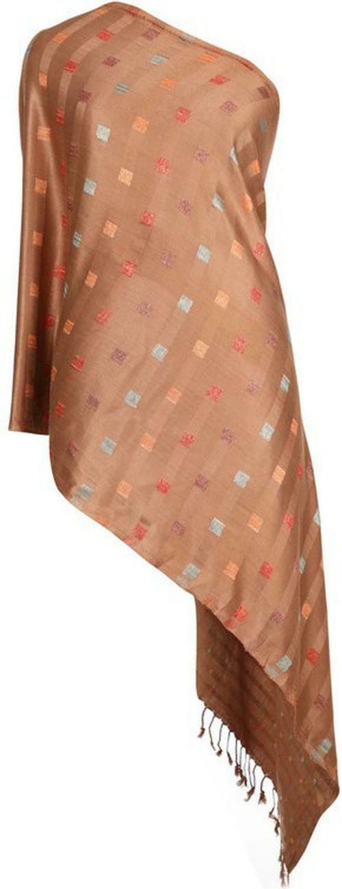 Buy Vasaba Viscose Woven Women Shawl (Beige) Online at Best Prices in India - JioMart.