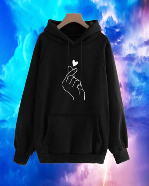 Buy LooksOMG's Cotton Fleece 320 GSM Hoodie for Girls and Women in ...
