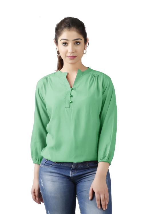Buy ANIHA PRESENT LIGHT GREEN TOP FOR GIRLS Online at Best Prices in ...