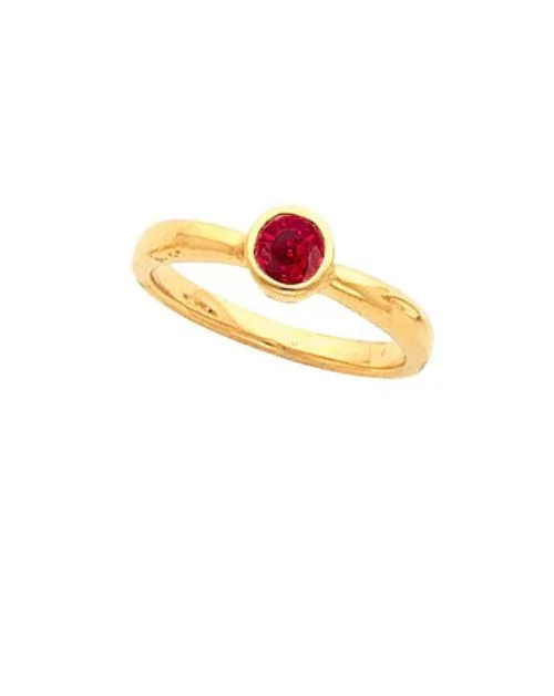 Buy Ceylonmine Gold Plated Ruby Manik Stone Ring Online at Best Prices ...