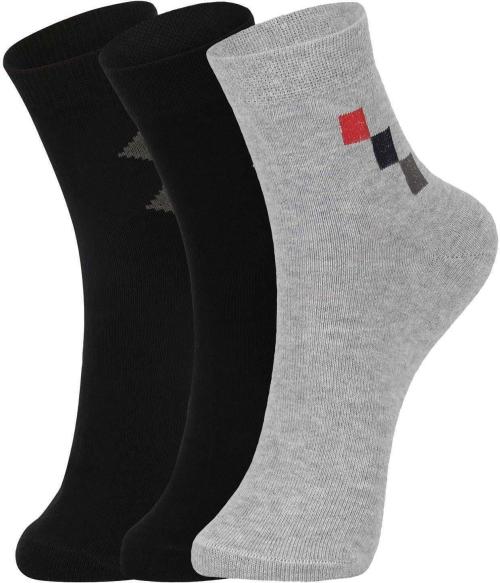 Buy TRAZO Men Multicolor Printed Cotton Blend and Lycra Blend Pack of 3 ...