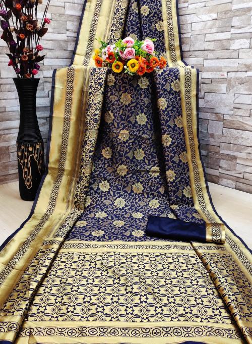 Buy PANETAR Fancy Wedding Jacquard Saree For Bridal Online at Best ...